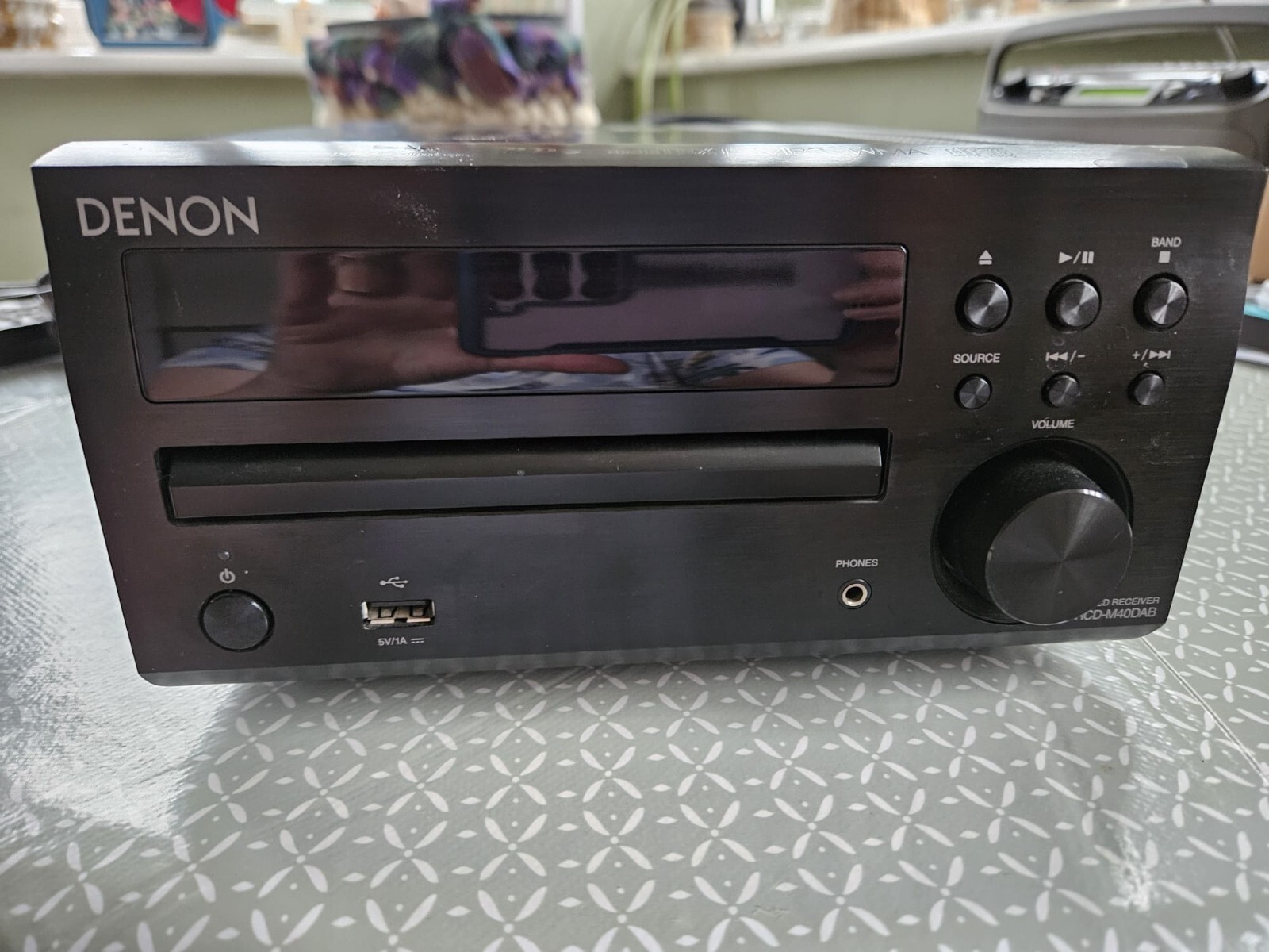 Denon D-M40DAB DAB DAB+Micro HI-FI CD Receiver, Black with Remote & DAB ...
