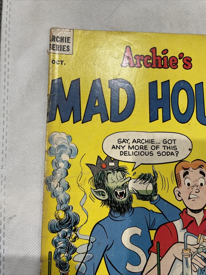 Archie’s Mad House #15 comic Monsters Jughead werewolf Poor Low Grade ...