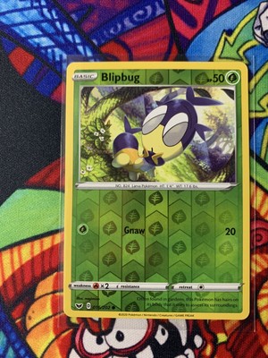 2020 Pokemon Card: Blipbug - 016/202 Reverse Holofoil Common Sword ...