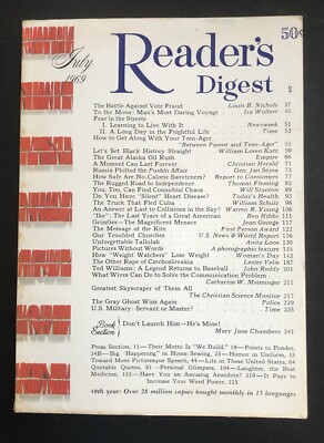 Reader’s Digest With Beautiful Back Cover *VINTAGE* July 1969 | eBay