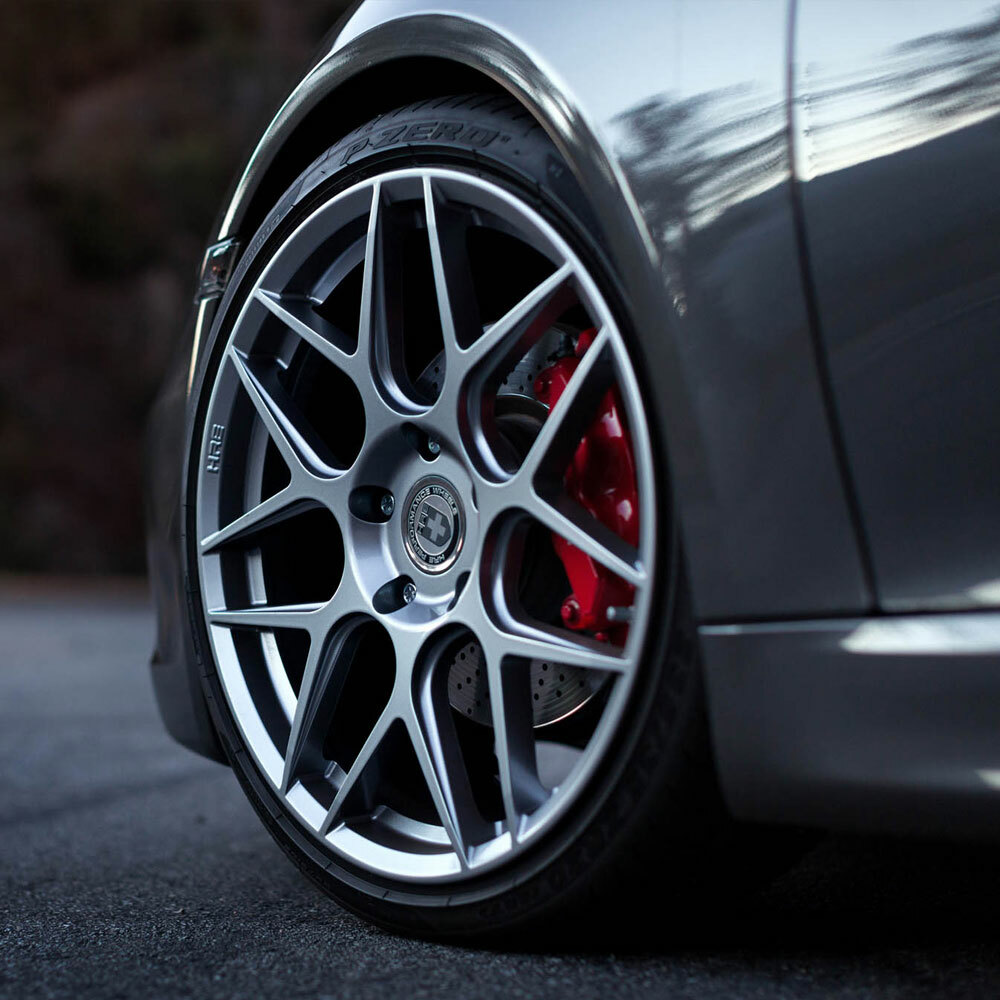 19" HRE FF01 FLOW FORM SILVER CONCAVE WHEELS RIMS FITS PORSCHE 997 911 ...