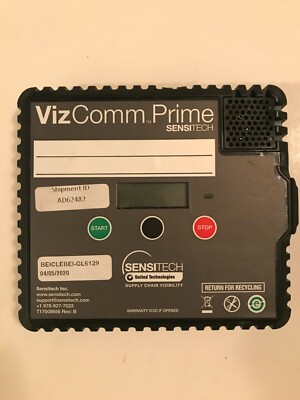 SENSITECH VIZCOMM PRIME T11012640 LOGGER TRACKER | eBay