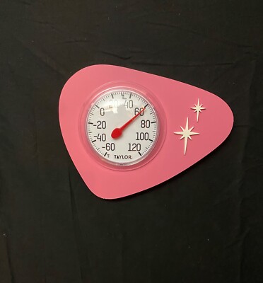 Mid Century Atomic Thermometer, Water Proof, Outdoors or Indoors ...