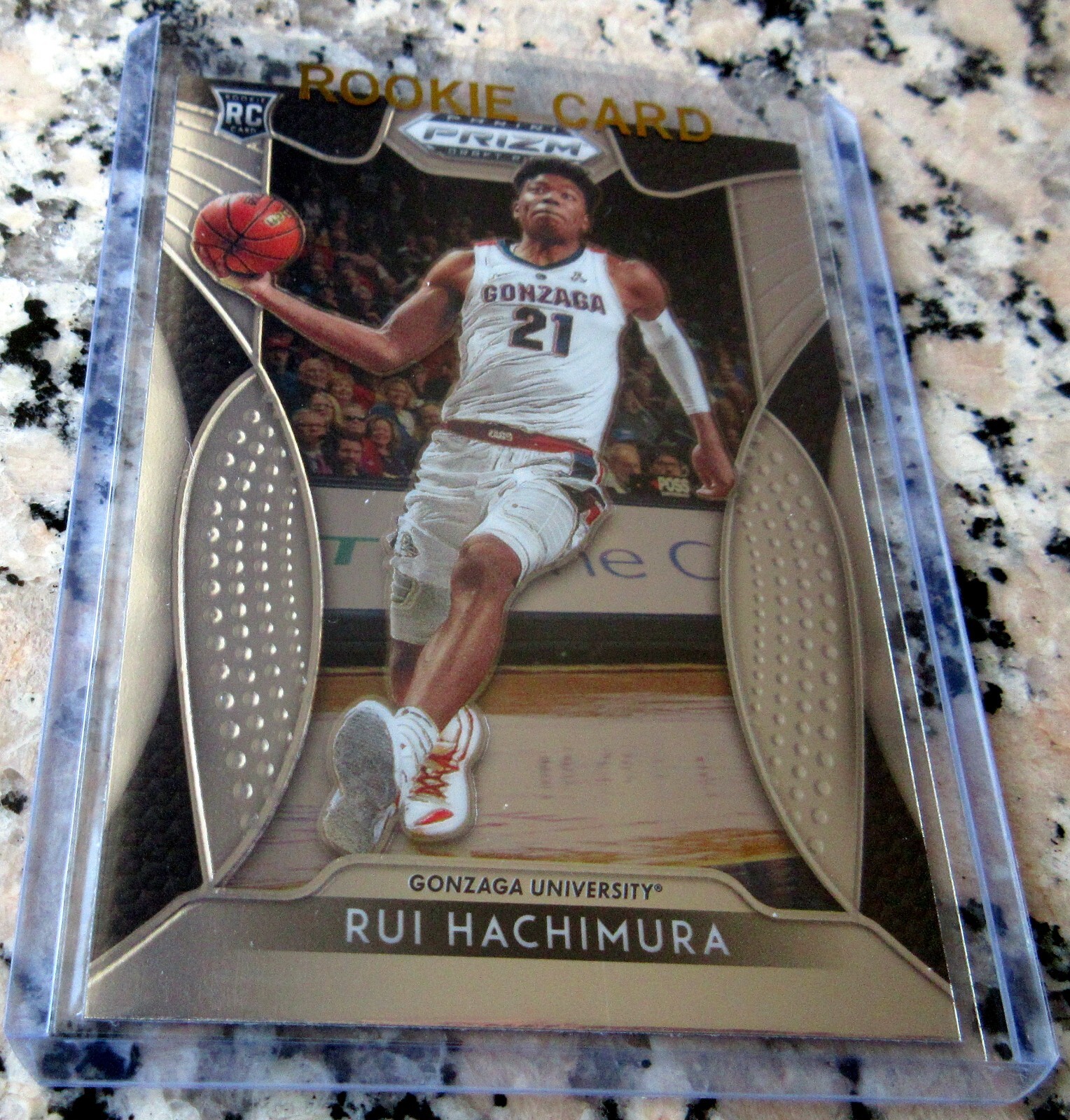 RUI HACHIMURA 2019 Prizm Chrome #1 Draft Pick Rookie Card RC Logo Japan ...