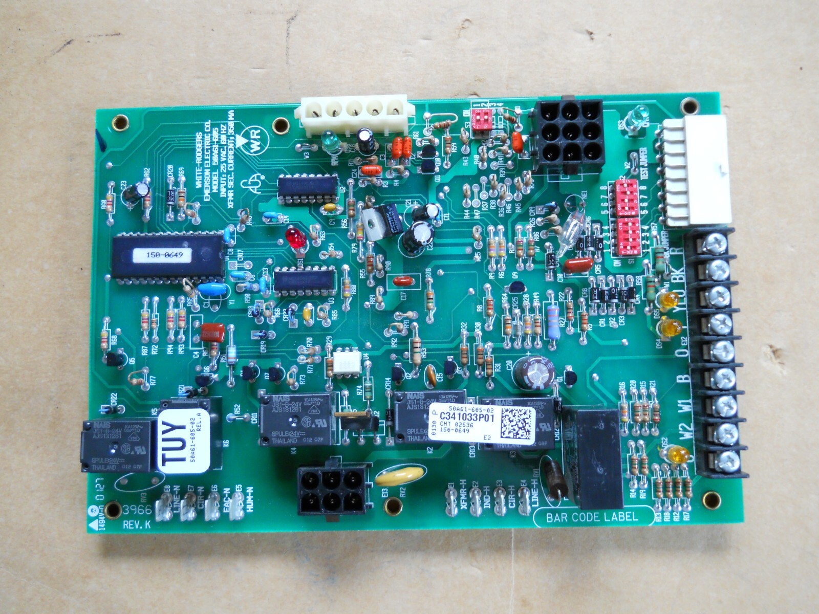 White Rodgers 50a61-605 Circuit Board for Trane Xv90 CNT02536 for sale ...