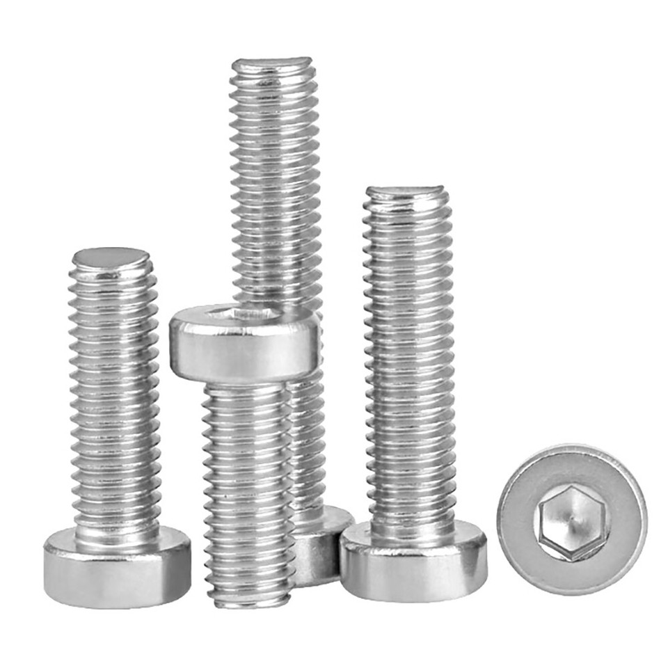 A2 Stainless Steel Low Head Socket Cap Screws, Allen Key Bolts Hex Head ...