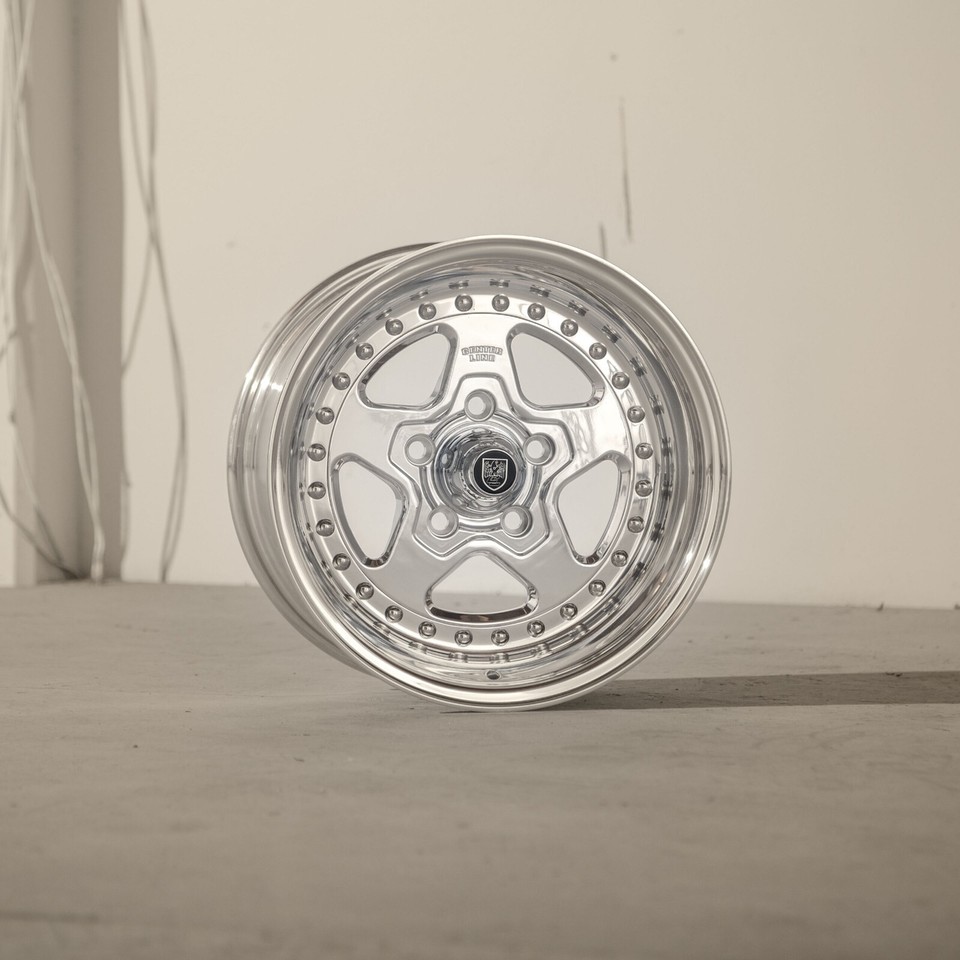 15 POLISH CENTERLINE TELSTAR 15X7 15X8 STAGGERED DRAGSTAR 5X4.50 MAG ...