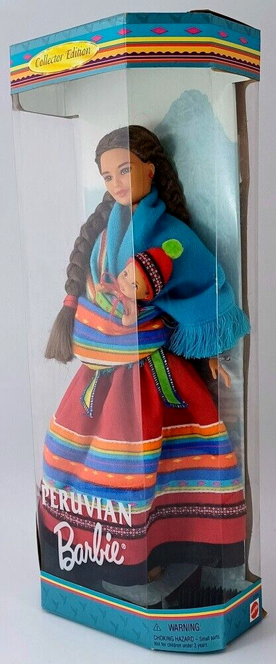 BARBIE Peruvian Barbie Doll 1998 Dolls Of The World NIB Mattel 21506 ...