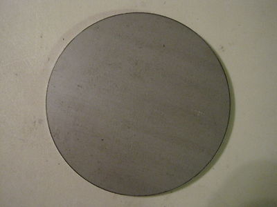 1/8" Steel Plate, Disc Shaped, 6" Diameter, .125 A1011 Steel, Round ...