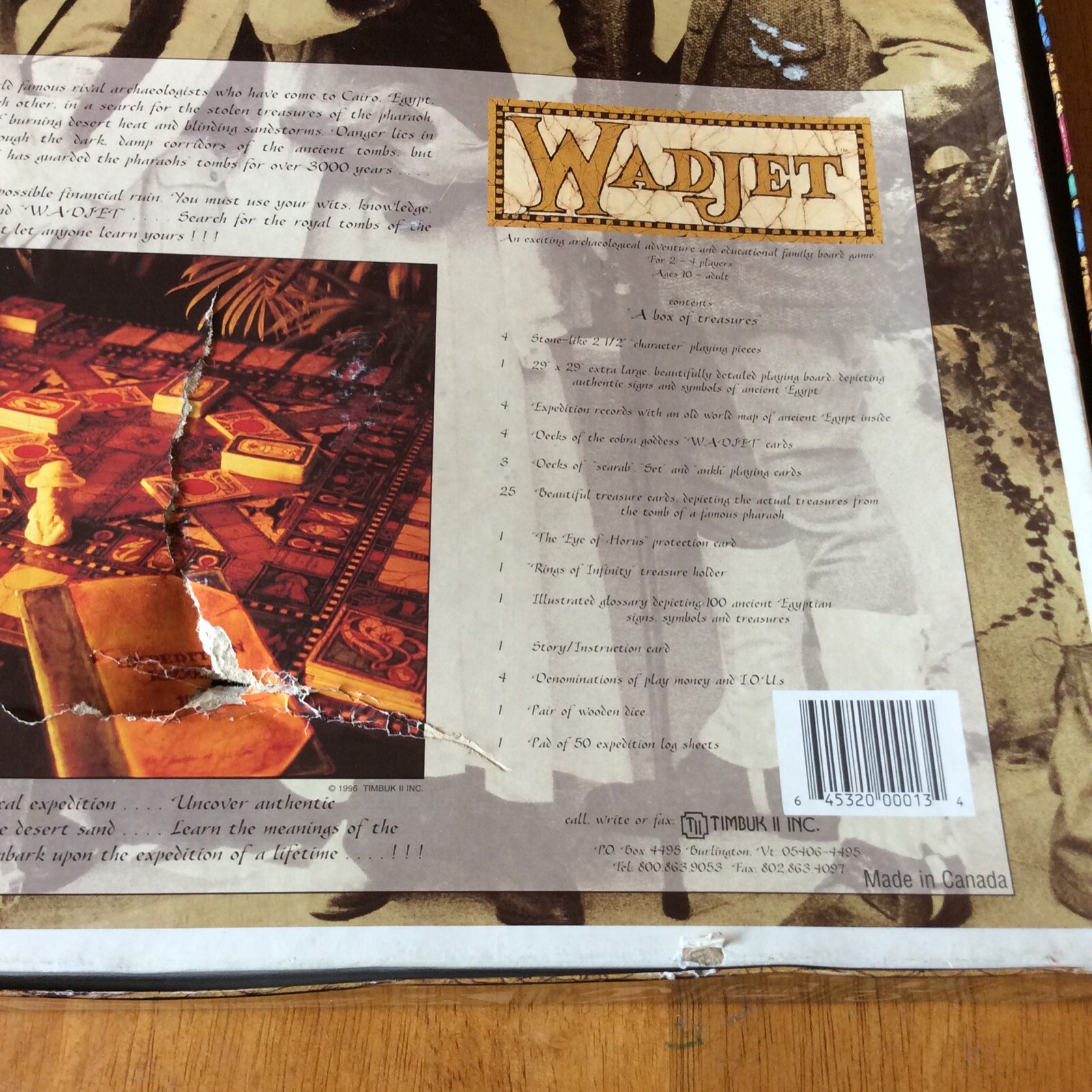 Wadjet board game by Timbuk II Inc (1996) 100% Complete | eBay