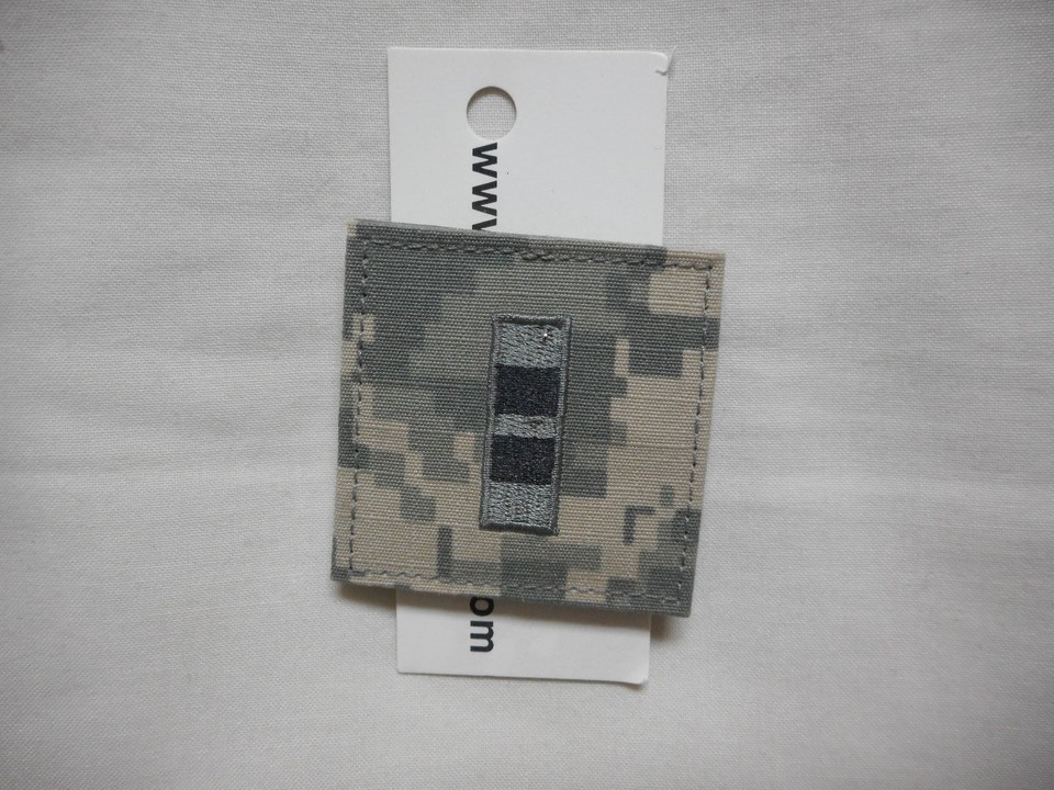 ACU DIGITAL UNIFORM OFFICER RANK WITH FASTENER | eBay