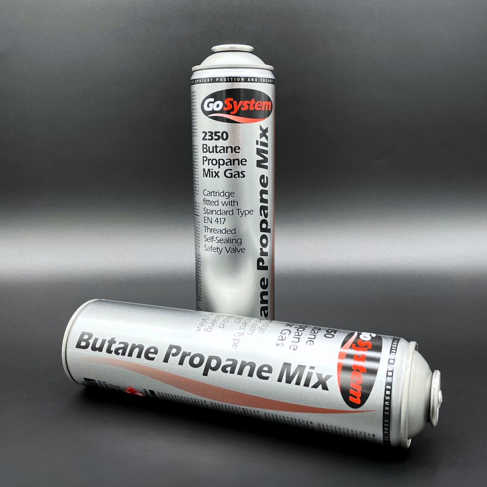 Gas Butane Propane Mix Gas Cartridge - 350g Threaded EN417 Blend for ...