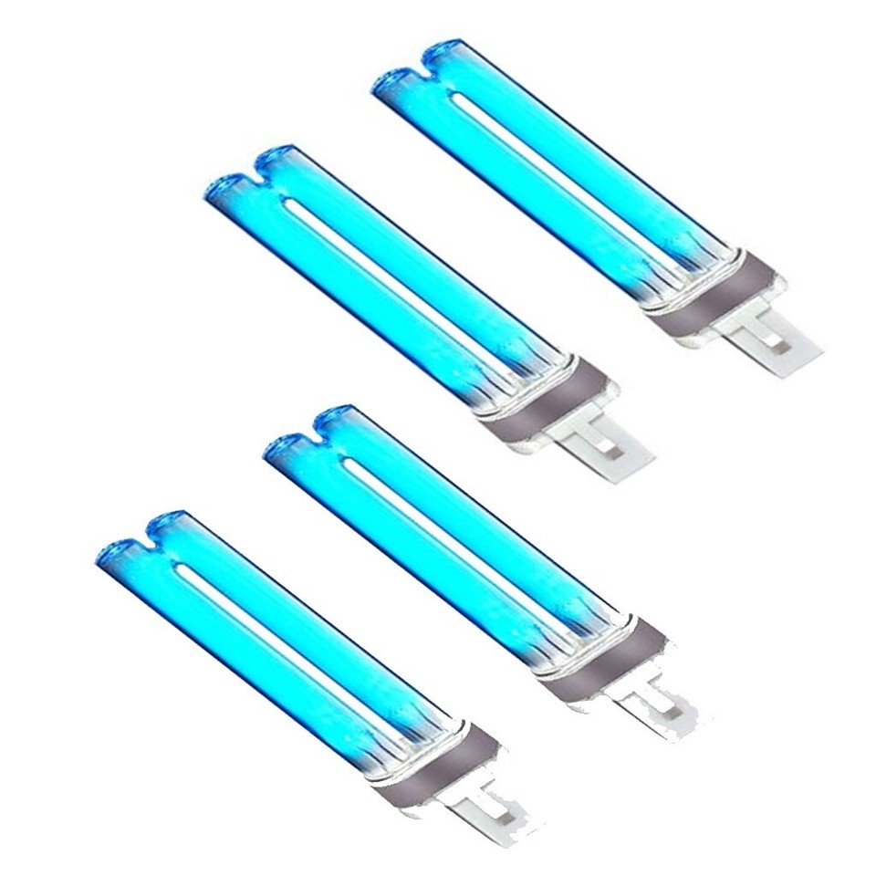4x Universal UV Bulb 9 Watt 9W G23 UVC HVAC Filter Pond Sun sun Jebao ...