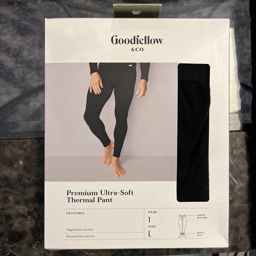 Goodfellow Men's Premium UltraSoft Thermal Pant Long John Underwear ...