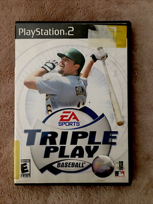 TRIPLE PLAY BASEBALL (Sony PlayStation 2) PS2 GAME COMPLETE with MANUAL ...