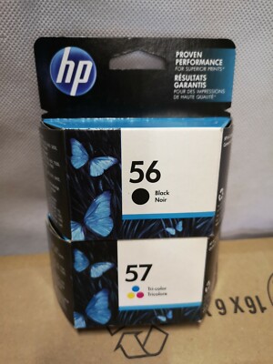 Genuine HP 56 & HP 57 Ink Cartridges (1 Set) expired with 120 days ...