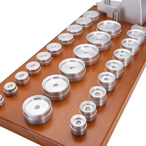 5500-A Watch Press Tools Kit,25 Pcs Normal Tapered Dies Crystal Press ...