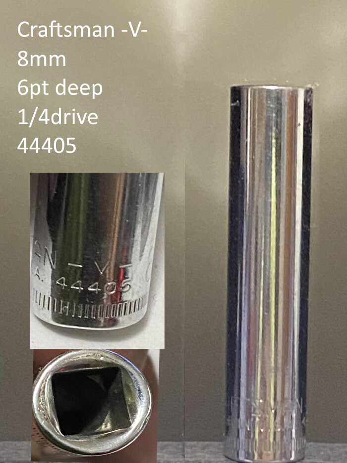 USA MADE 8MM 9MM 10MM Sockets 6pt 12pt 1/4 3/8 1/2 Drive , many Vintage ...