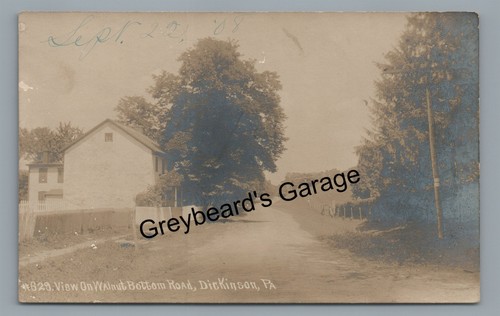 RPPC Walnut Bottom Road DICKINSON PA Cumberland Co Laughlin Real Photo ...