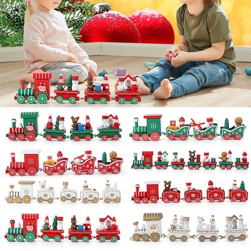 Year Kids Gift Christmas Decorations Xmas Navidad Noel Wooden Christmas ...