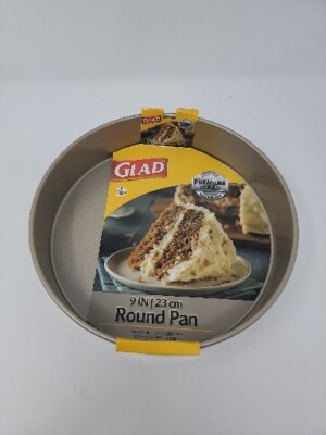 Glad Premium Series 9 In Round Pan Non-stick Bakeware GLD-78014 Brushed ...