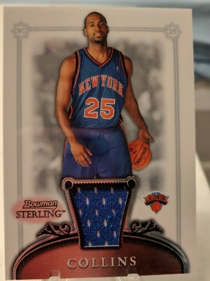 2006-07 Bowman Sterling Knicks Basketball Card #61 Mardy Collins Rookie ...
