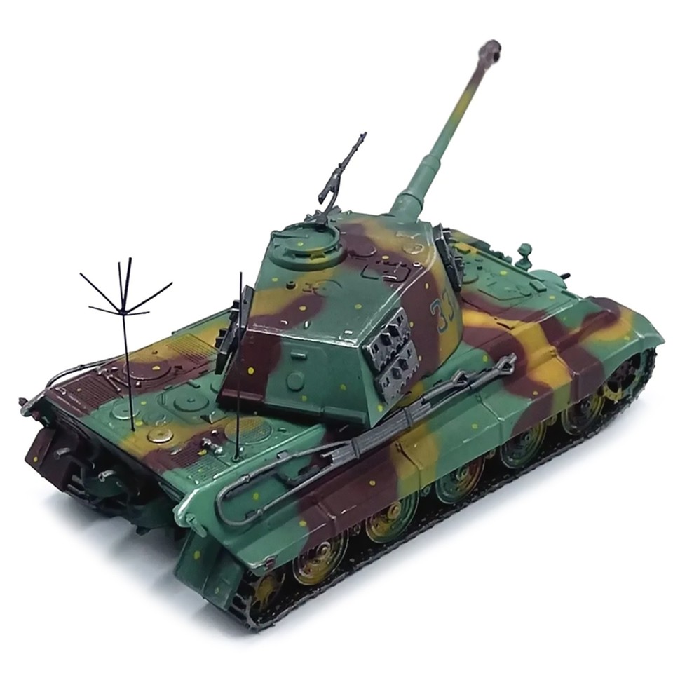 1:72 Scale German WWII King Tiger Heavy Tank Alloy Model with Display ...