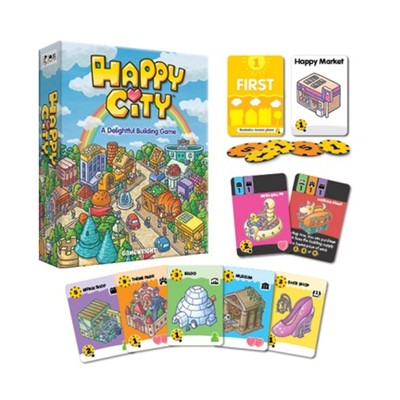 Gamewright Cardgame Happy City Box VG+/NM | eBay