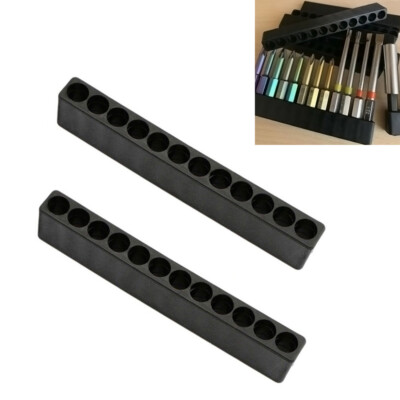 5Pcs Drill Bit Holder 12 Holes Hex Shank Screwdriver Bit Storage Case ...