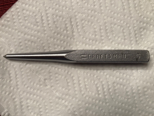 VINTAGE CRAFTSMAN PUNCH TOOL = CIRCLE G 4'" LONG | eBay