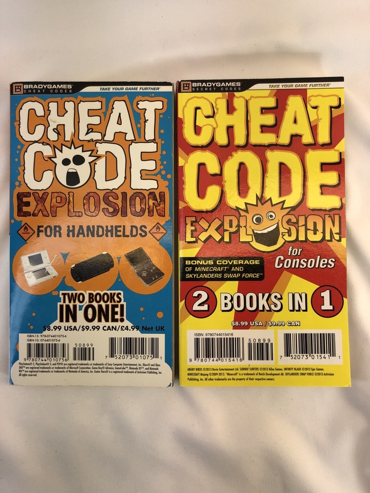 Two -Cheat Code Explosion for Consoles/Handhelds Paperback - BradyGames ...