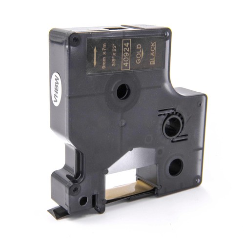Schriftband Kassette 9mm GOLD-SCHWARZ für DYMO Labelwriter Duo 450 ...
