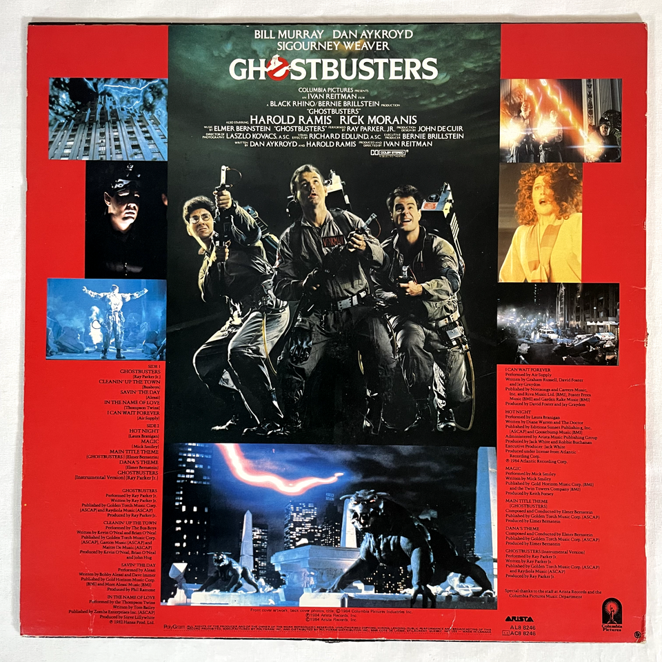GHOSTBUSTERS Original Soundtrack Vinyl LP 1984 VG+ | eBay