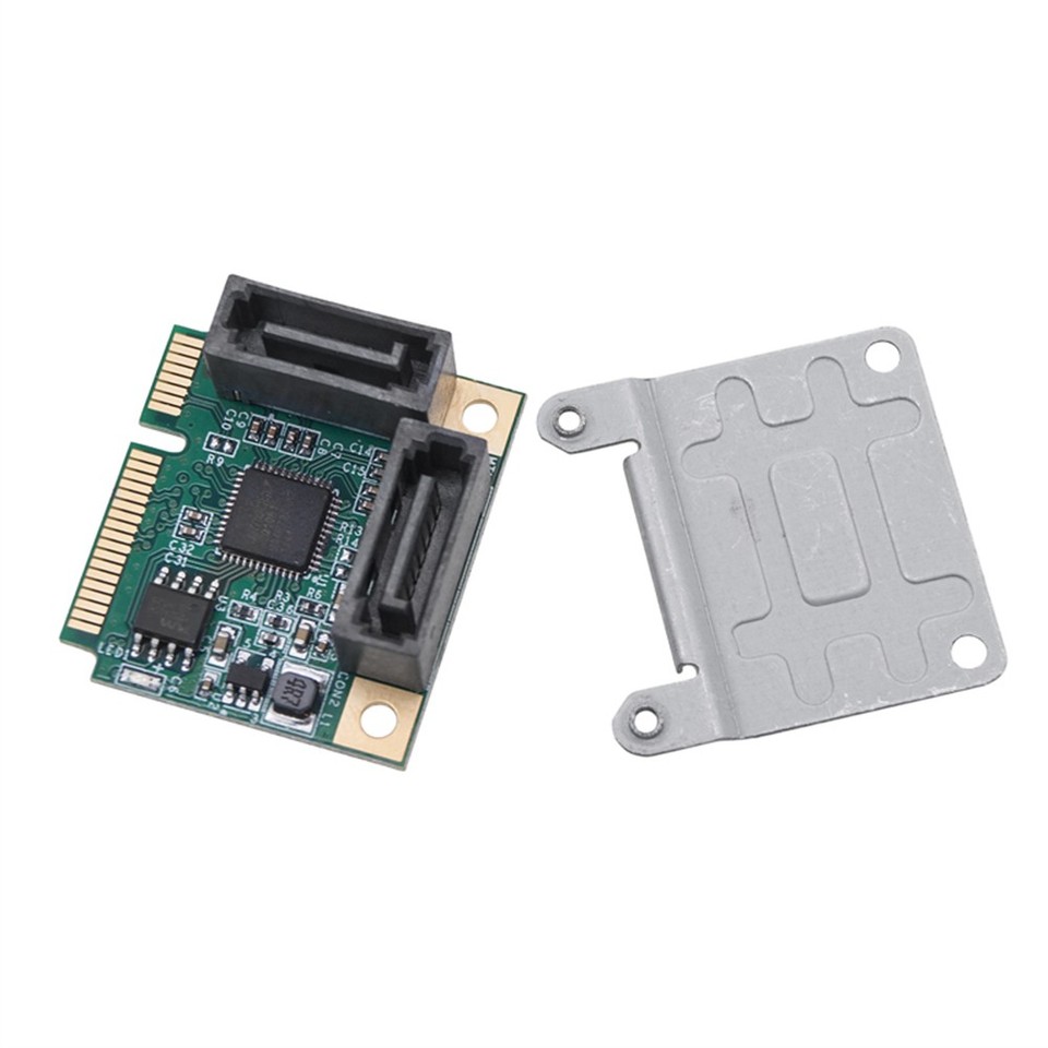 PCI-E 2 Port III 6G PCI Express Controller Card SATA3.0 PCI Express7449 ...