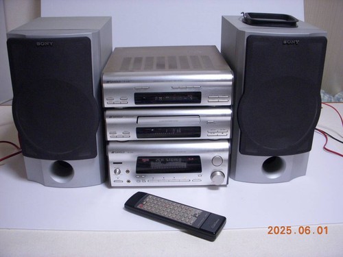 Sansui Club AH5 System (T-H5/CD-H7/A-H5) + Sony Speakers + Remote ...