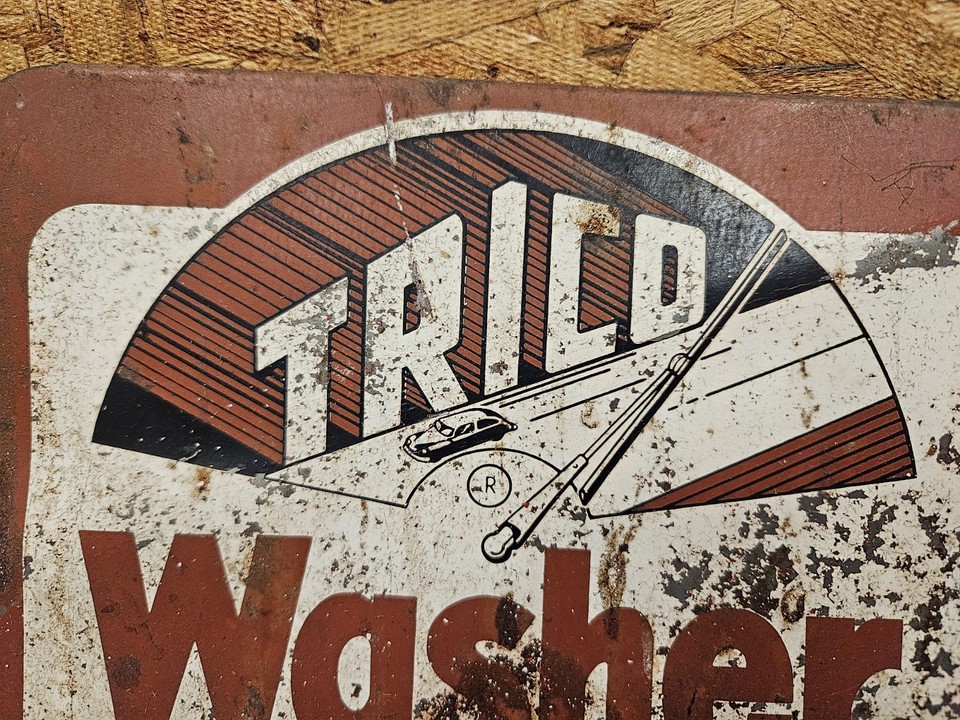 Vintage Rustic Metal TRICO Wiper Blade Display Stand Sign | eBay
