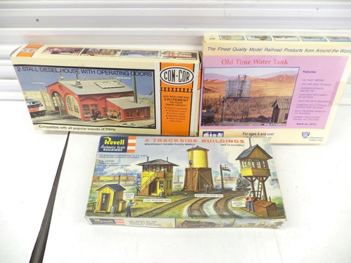 Con-Cor/others HO lot of 3 Building kits, (rzz) | eBay
