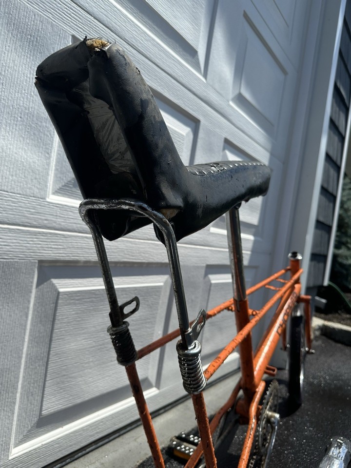 RALEIGH CHOPPER Muscle Bike Survivor Project Orange | eBay