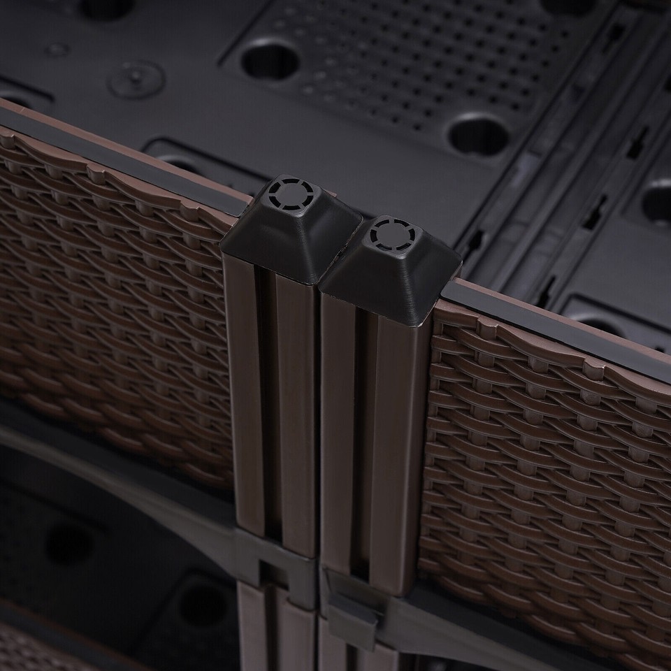 2 Tiers Elevated Raised Garden Bed with Legs Planter Grow Box Outdoor Yard US | eBay