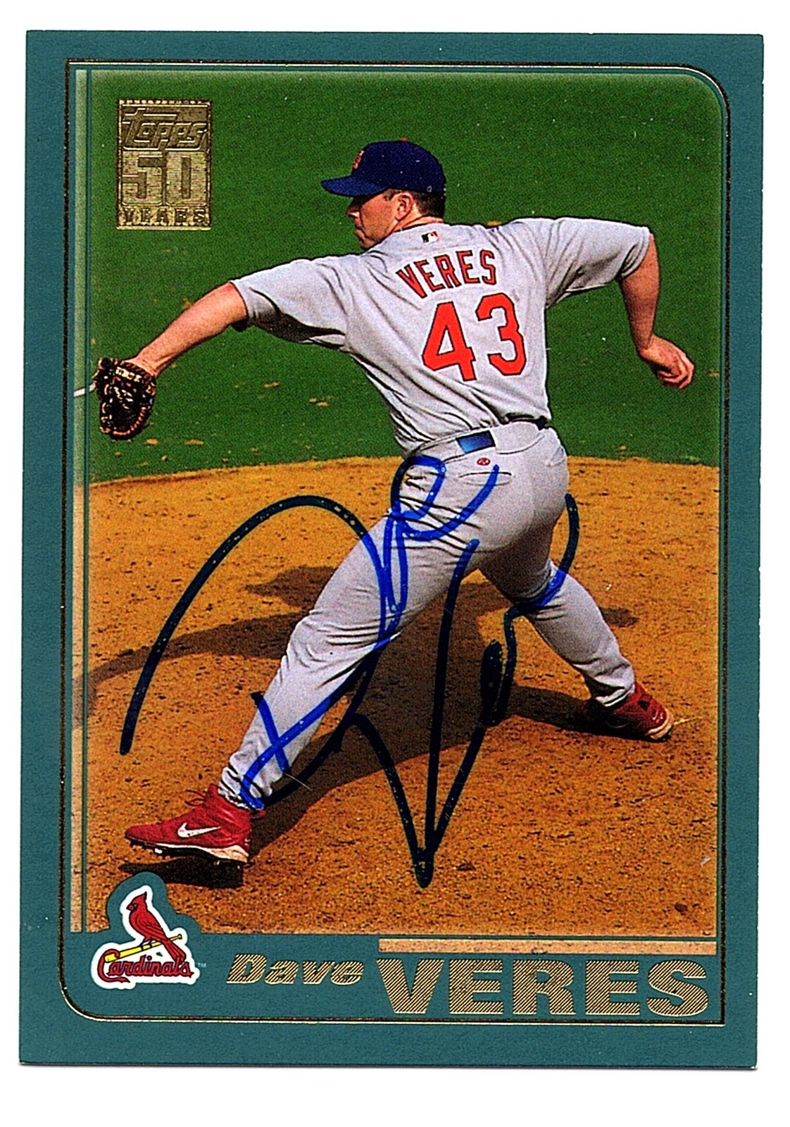 Dave Veres Autograph On A 2001 Topps - St. Louis Cardinals | eBay
