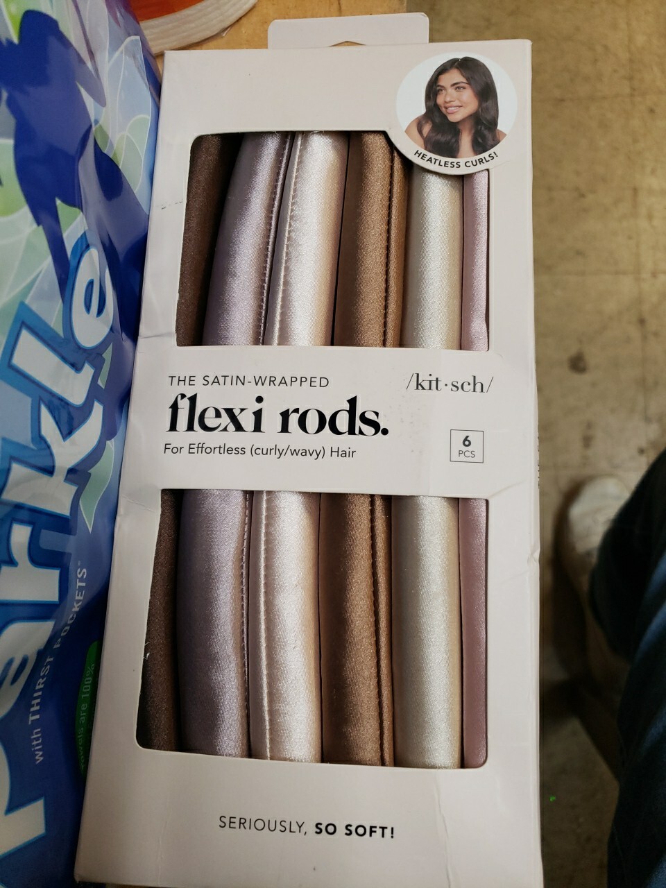 Kitsch Satin Wrapped Flexi Rods For Curly & Wavy Hair 3pcs for sale ...