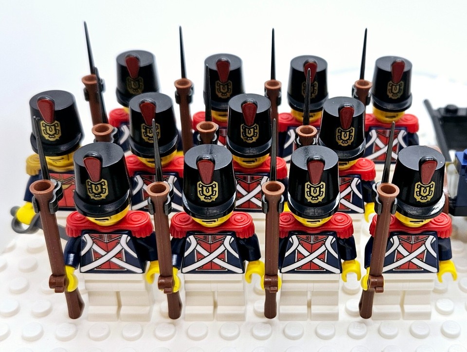 Mexican Line Infantry Battalion Soldiers made with real LEGO ...
