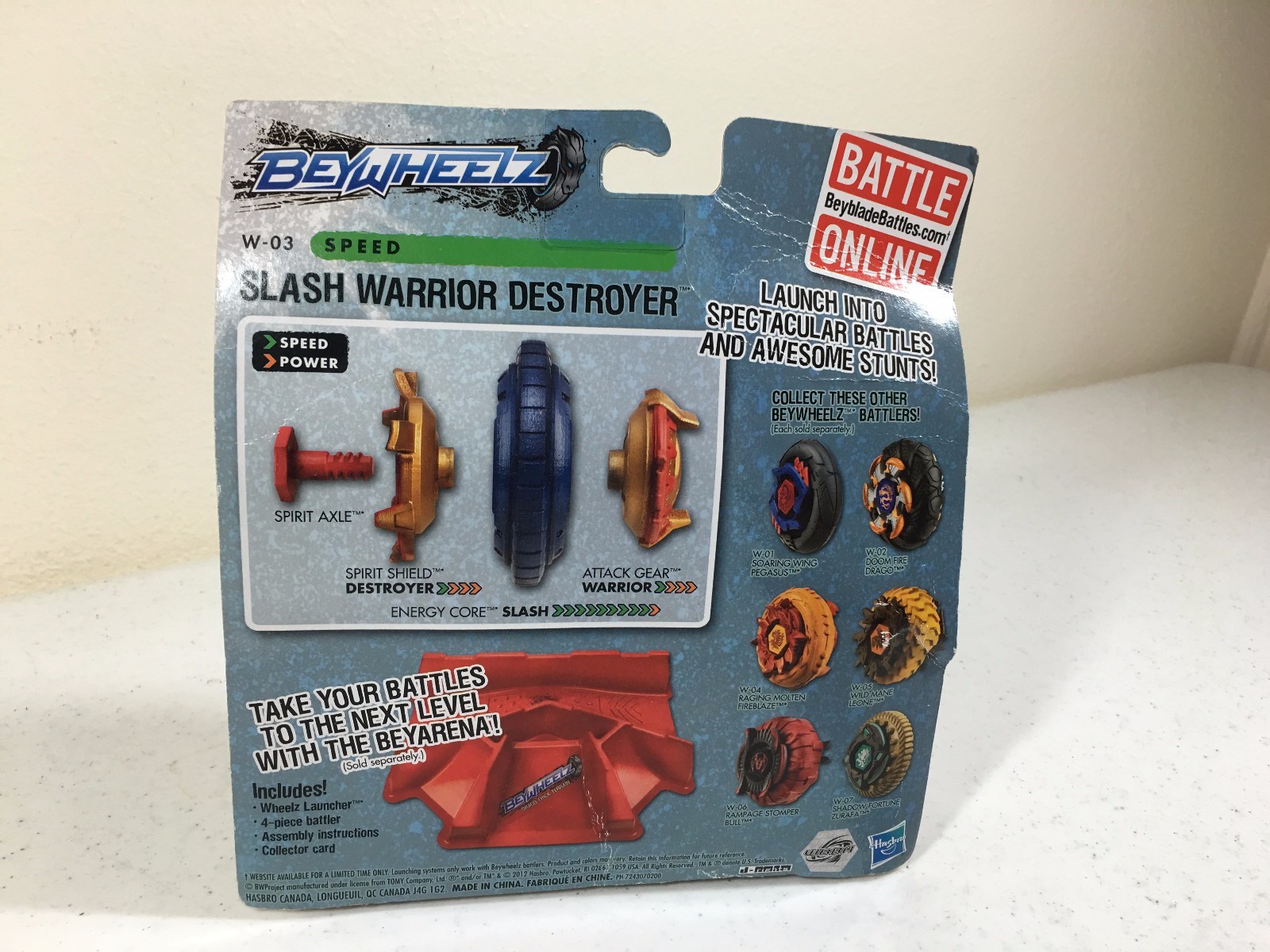 Beyblade Beywheelz Slash Warrior Destroyer Hasbro 2012 | eBay