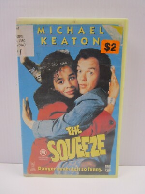 The Squeeze, Michael Keaton, VHS Tape, Vintage Cassette Video, Movie M ...