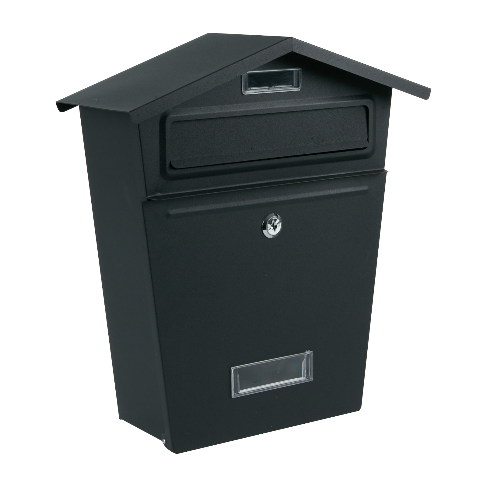 NEW LARGE OUTDOOR STEEL POST BOX POSTBOX LOCKABLE LETTER MAIL WALL ...