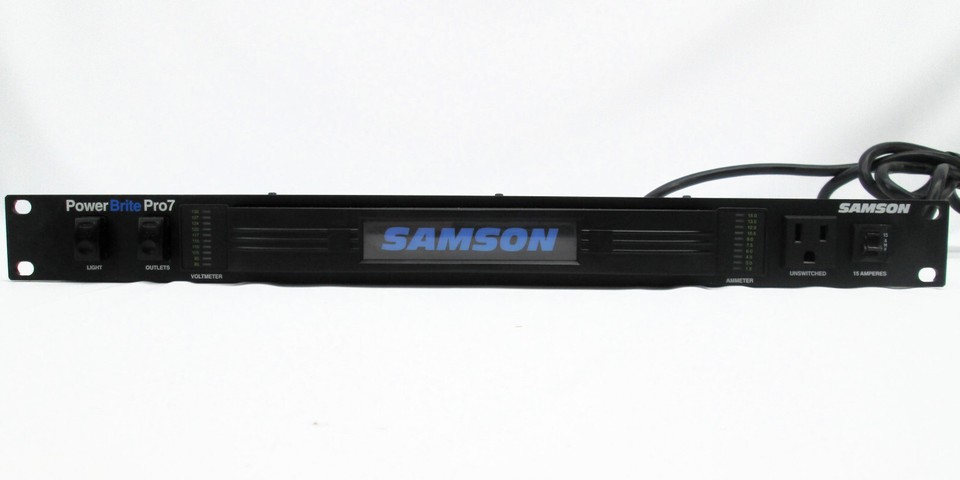 SAMSON POWER BRITE PRO7 Rack Mountable Power Conditioner & Rack Light ...