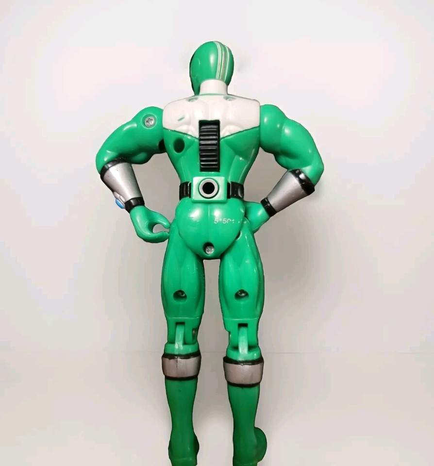 2000 Mighty Morphin' Power Rangers Time Force TF Fighter Green Ranger ...