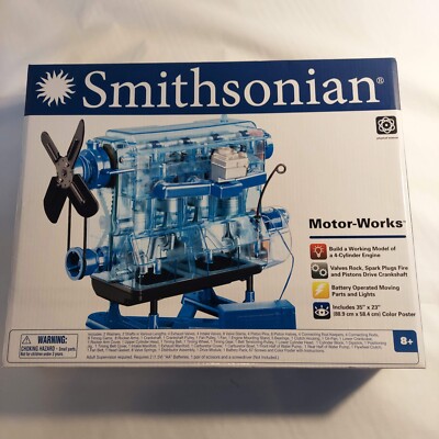 Smithsonian 4 -Cylinder Motor Works Engine Model STEM Open Box | eBay
