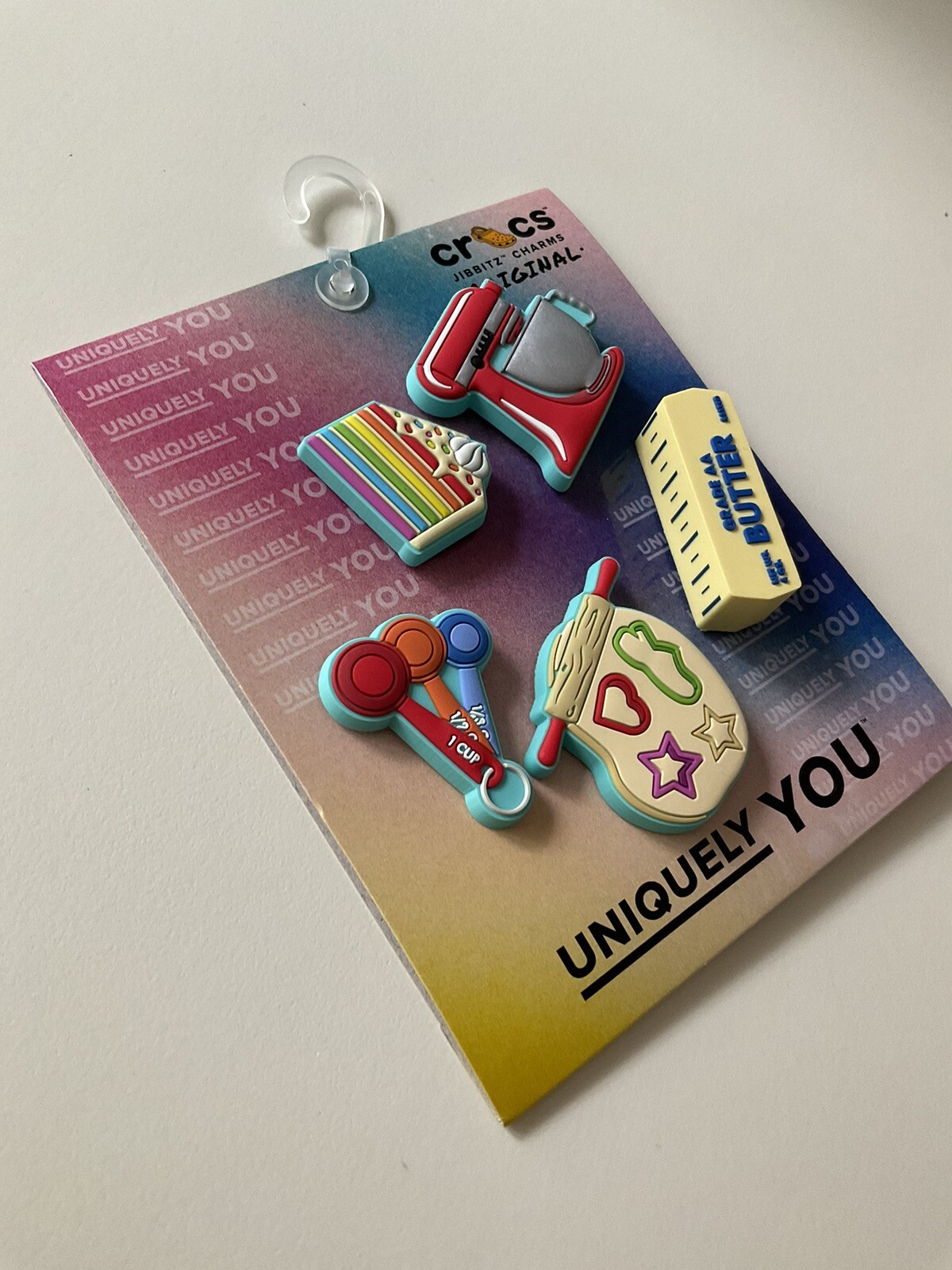 NEW Jibbitz Crocs Wake & Bake Butter Mixer Cake Spoons Cookie Rare ...