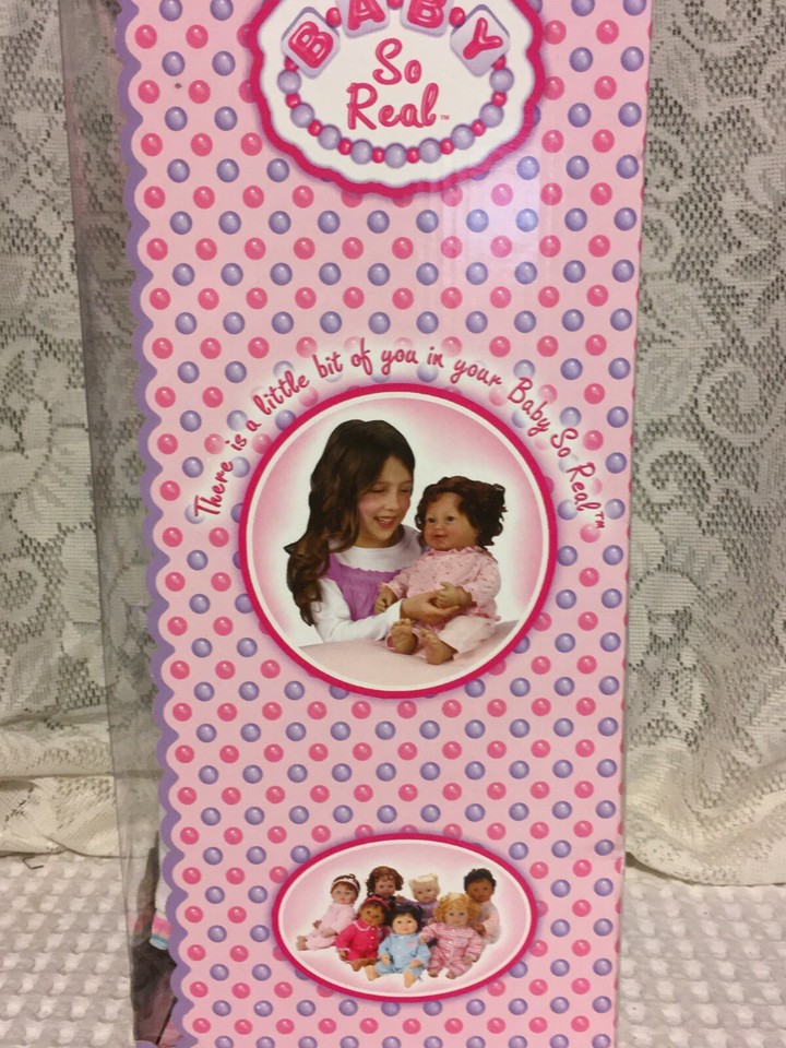 2007 RARE Irwin Doll Baby So Real In original box 16" Brown Eyes and ...